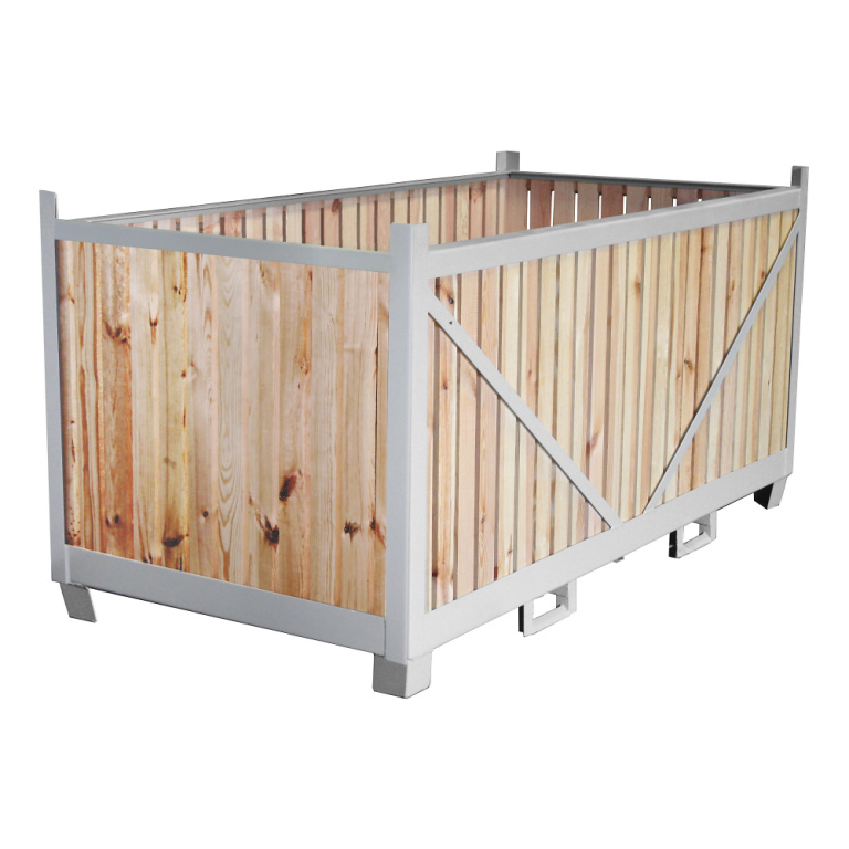 Agrarkiste, starr, Holz - Stapelgestelle - MAPO AG